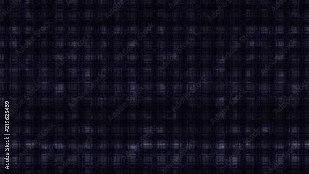 LCD screen dark glitch noise interference background loop for logo ...