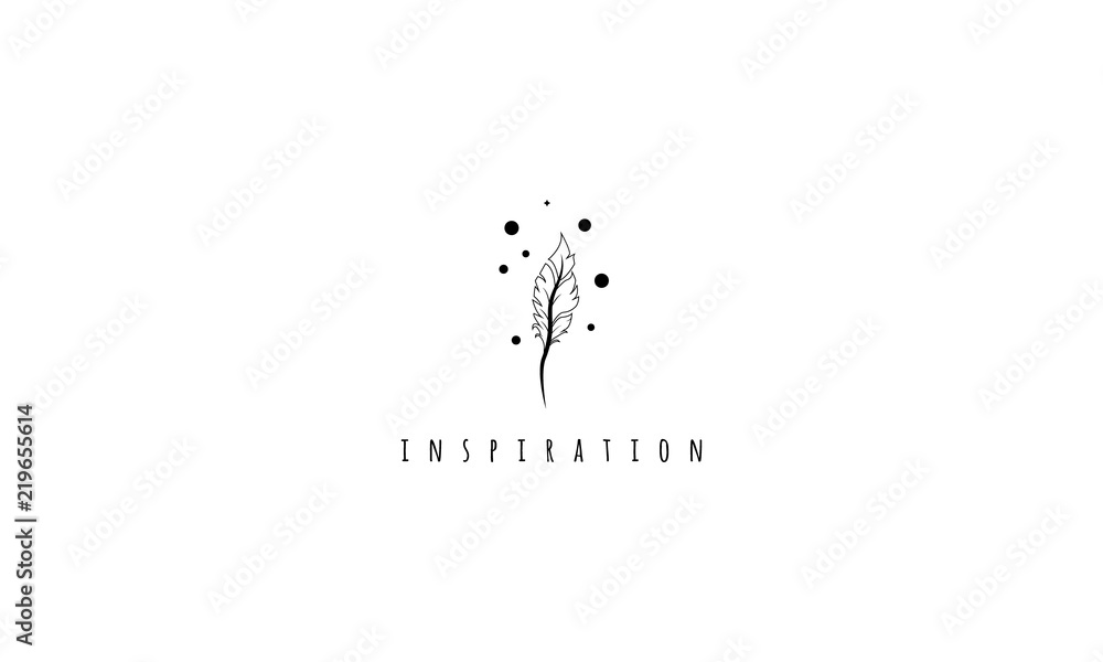 Inspiration Black vector logo image Stock Vector | Adobe Stock
