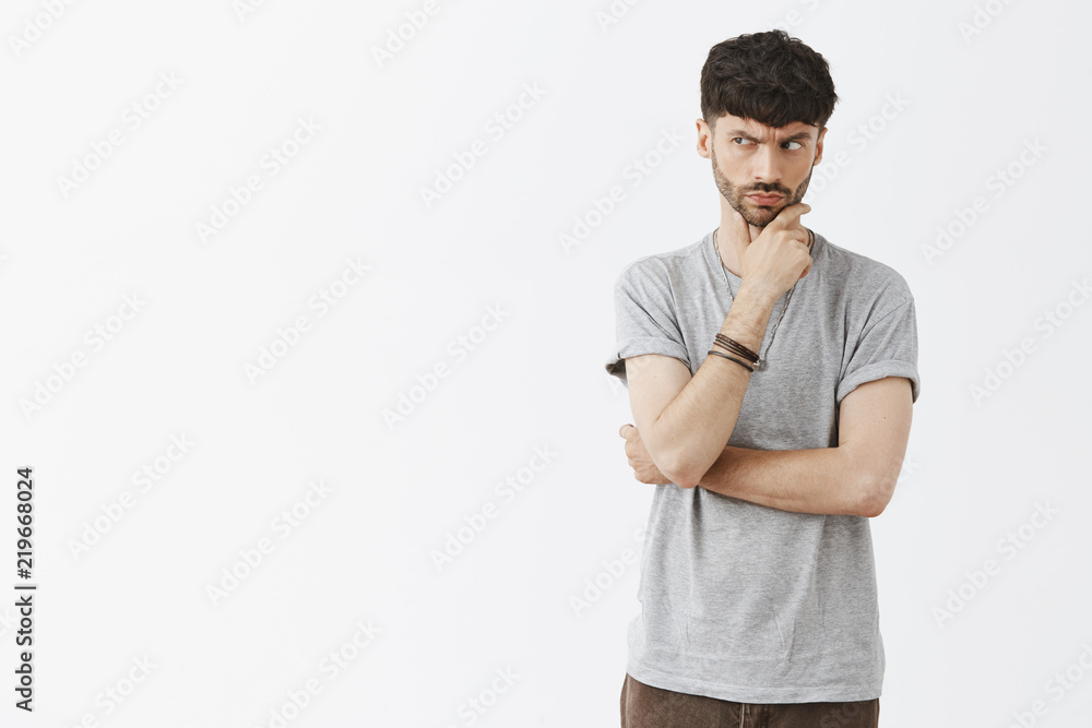 Man Staring To The Left