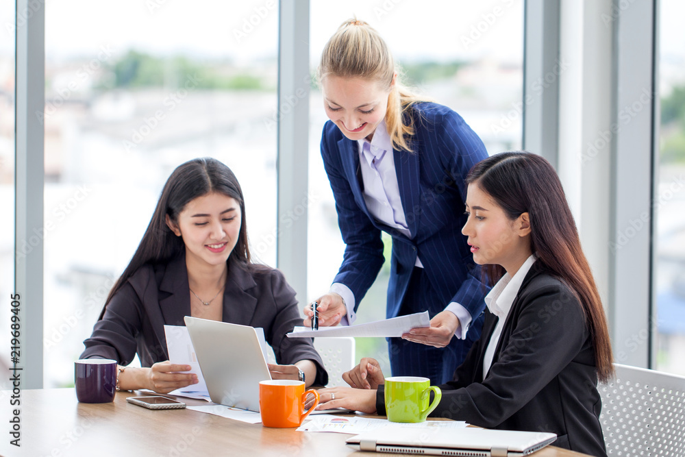 Business Women At Work