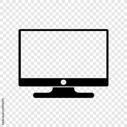 Monitor Icon Black
