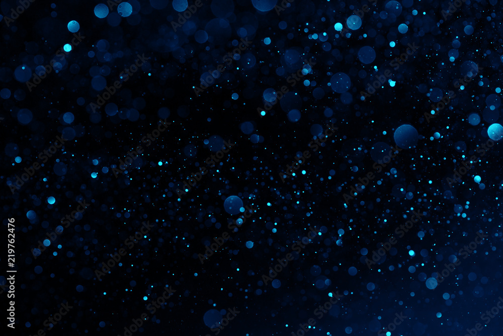 Glitter sparkles blue abstract background Stock Photo | Adobe Stock