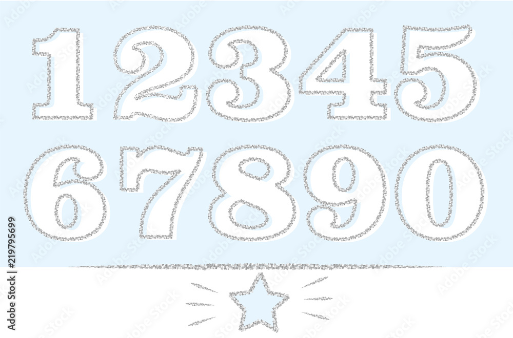 Printable Bubble Number Outline Printable Numbers, Free, 46% OFF