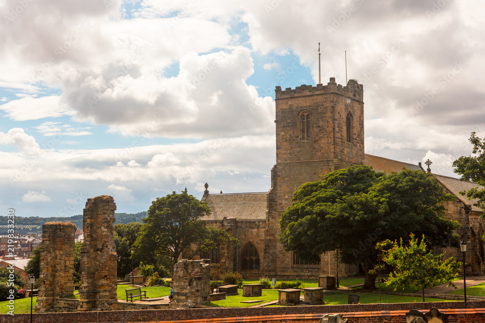 Historic St Mary's Church in Scarborough, North Yorkshire stands high ...