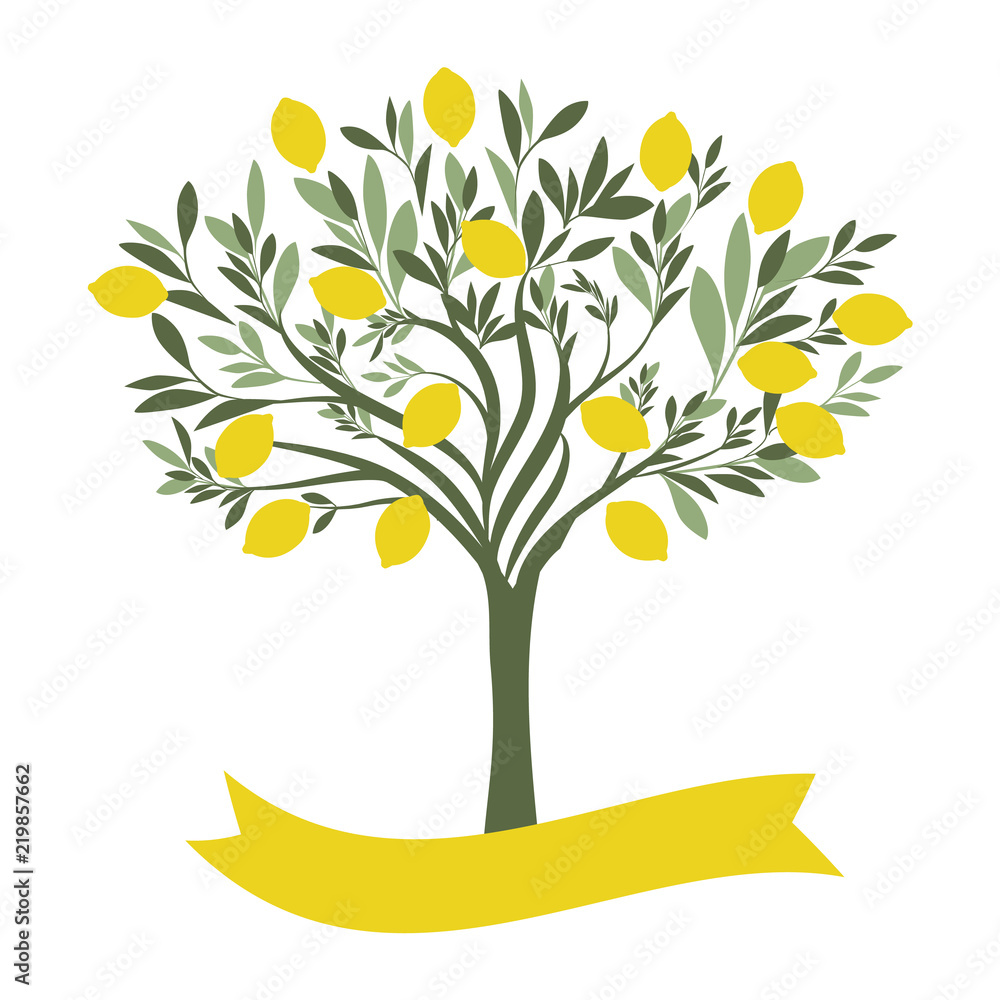 Lemon Tree Illustration