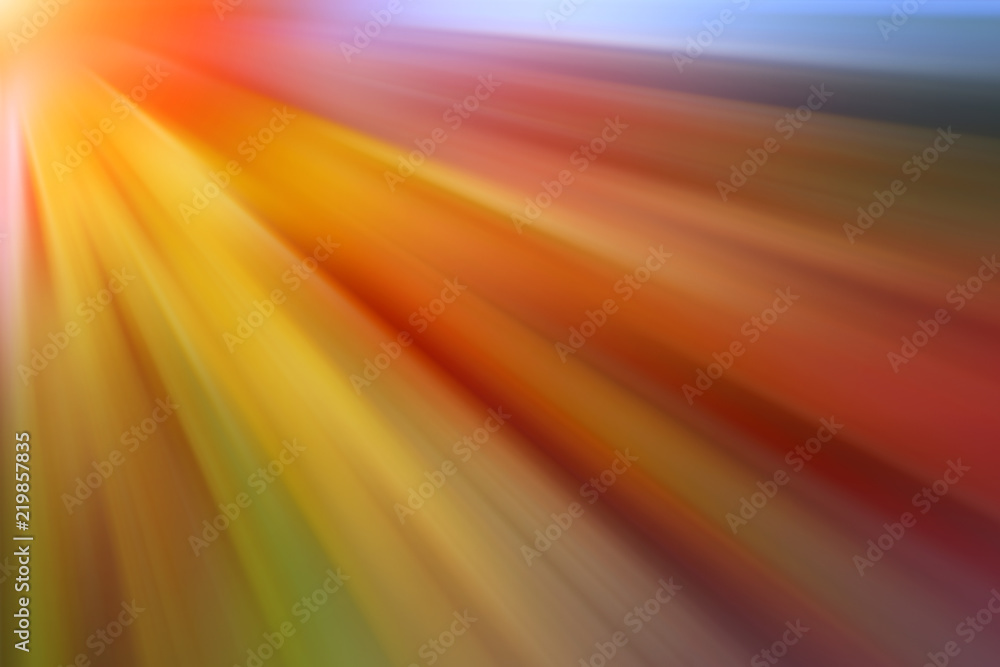Abstract energy light, color orange, red,yellow, green and blue. Autumn ...