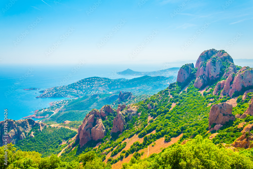 Pic du Cap Roux at Esterel Massif in France Stock Photo | Adobe Stock