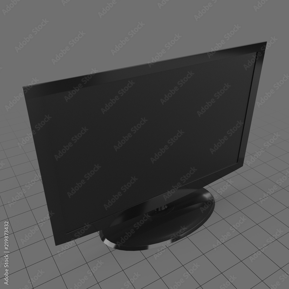 LED television Stock 3D asset | Adobe Stock