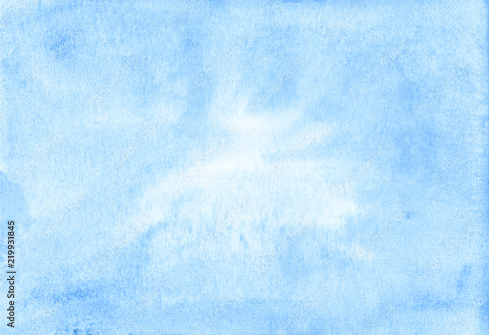Watercolor gradient background blue color Stock Photo | Adobe Stock