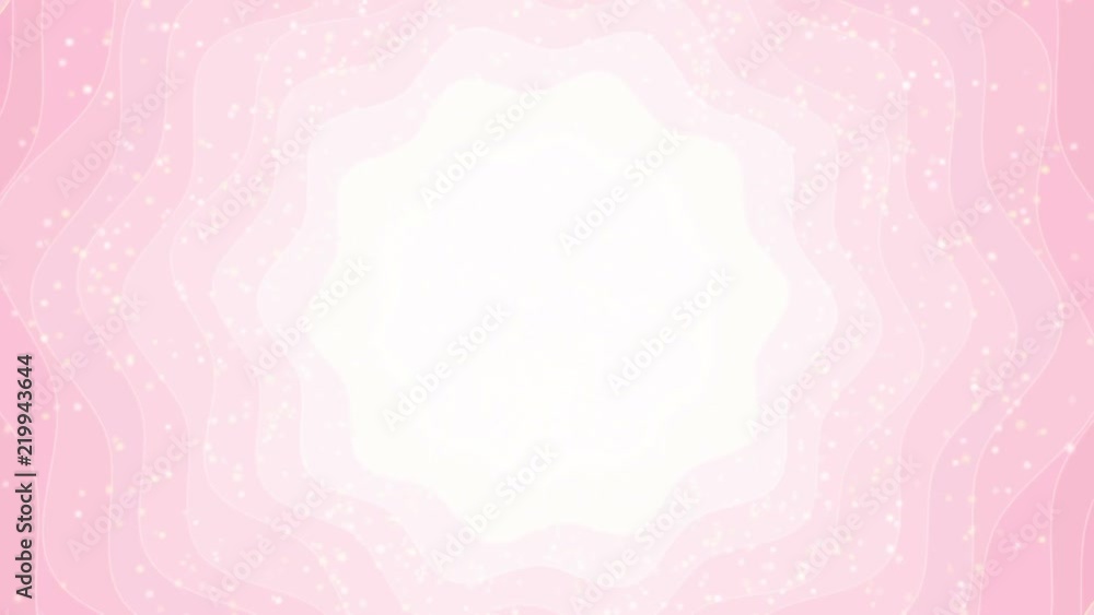 Light pink abstract flower background - seamless loop. Motion banner ...