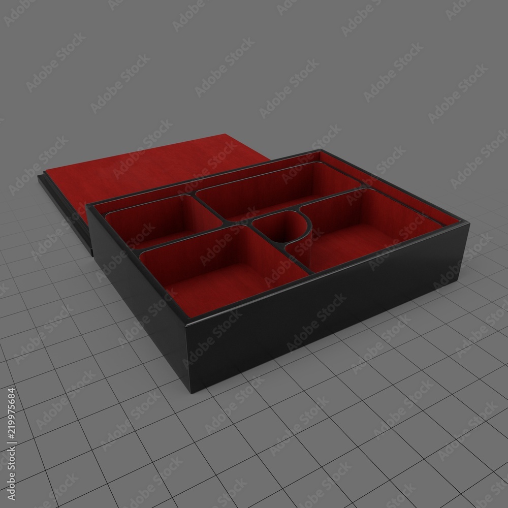 Bento box Stock 3D asset | Adobe Stock