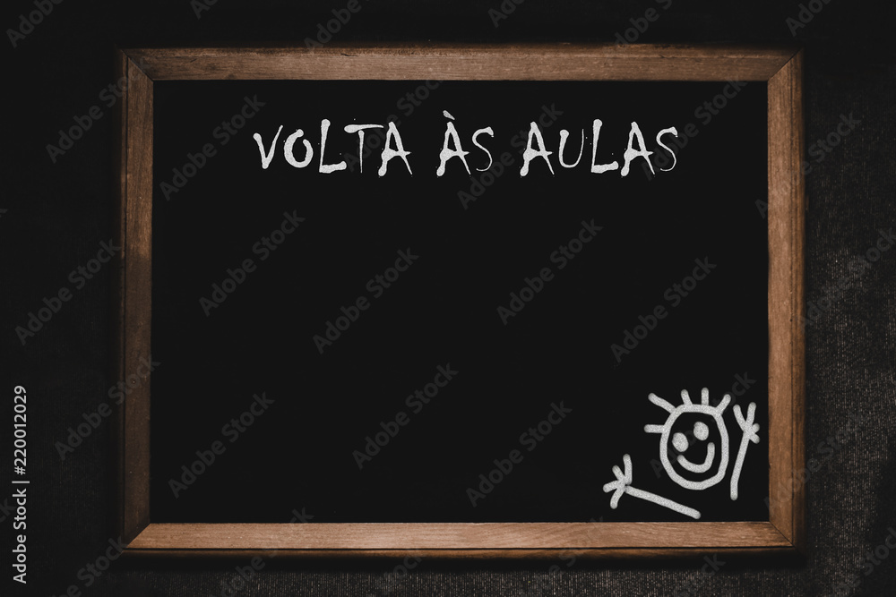 Quadro volta as aulas Stock Photo | Adobe Stock