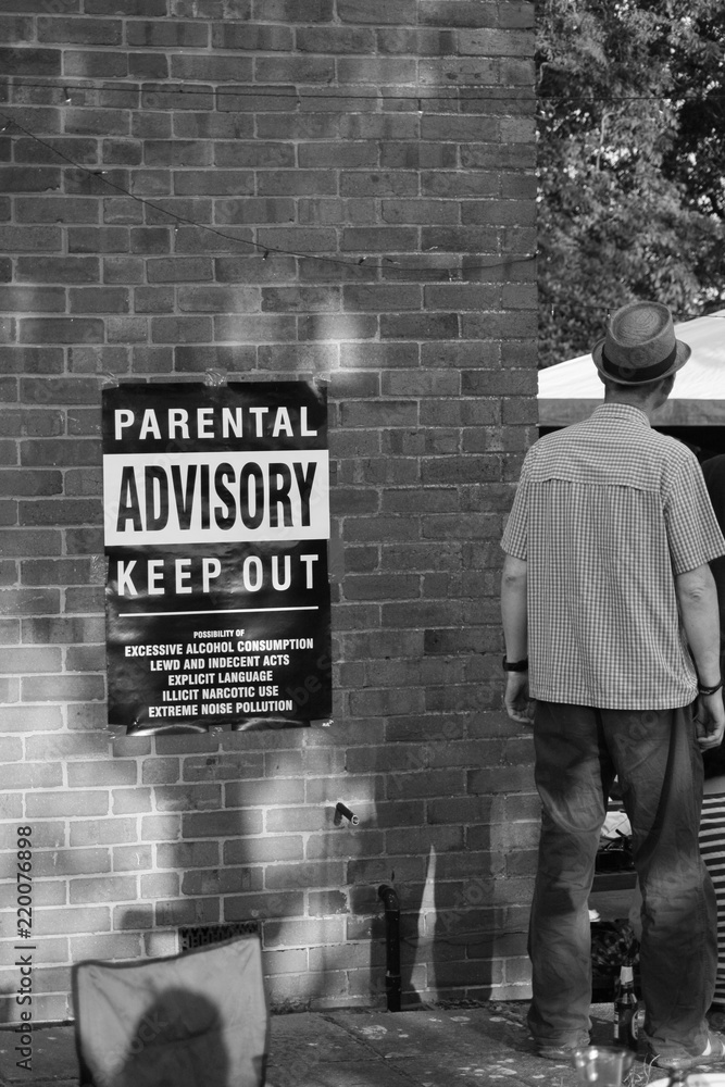 Parental Advisory Keep Out