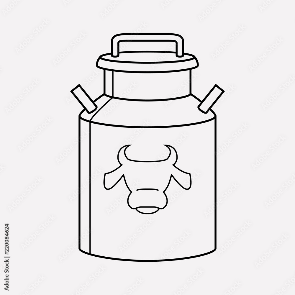 Milk Can Drawing