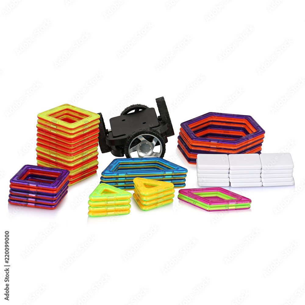 Collection of colorful rings kids playing toys to through and pick made ...