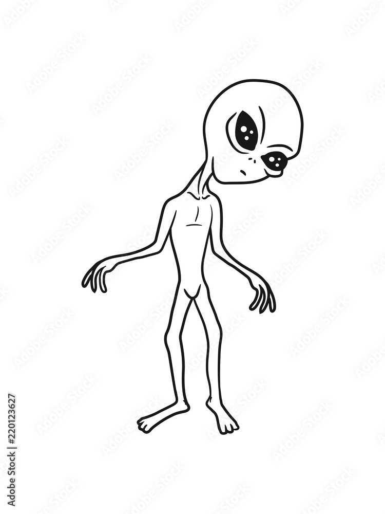 Grey Alien Clipart