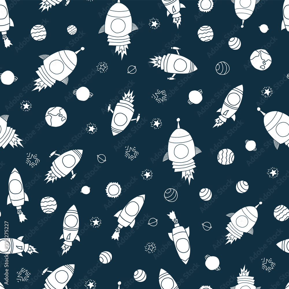 Rocket Wallpaper Children