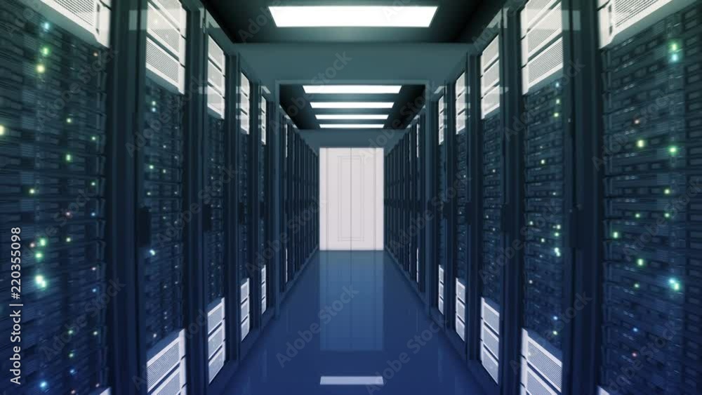 Seamless Motion Through the Server Racks with Opening Doors in Data ...