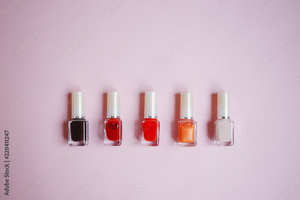 Assorted Colored Nail Polish