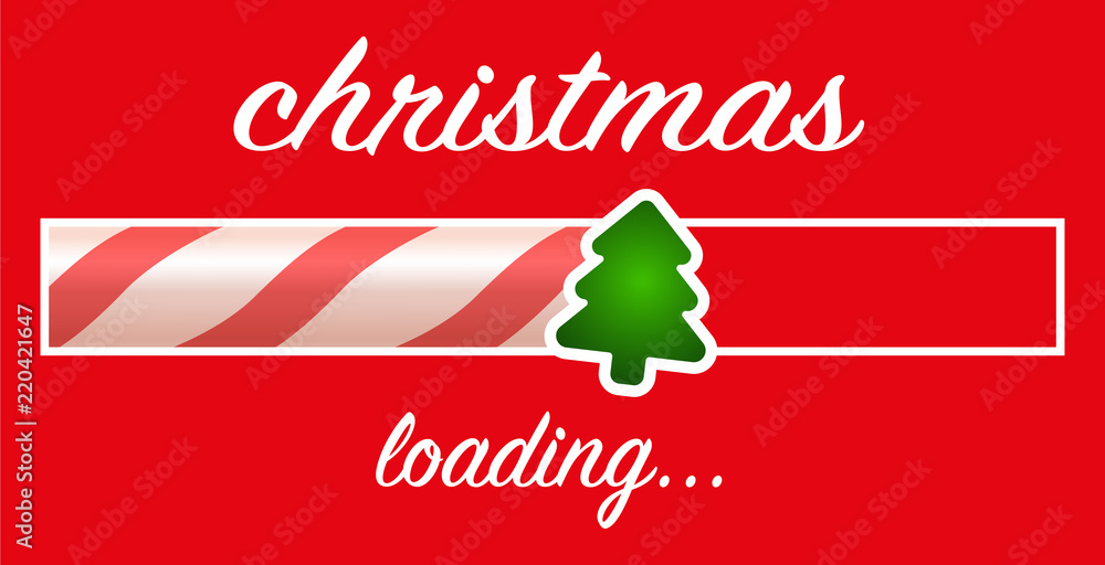 Christmas Loading Stock-Illustration | Adobe Stock