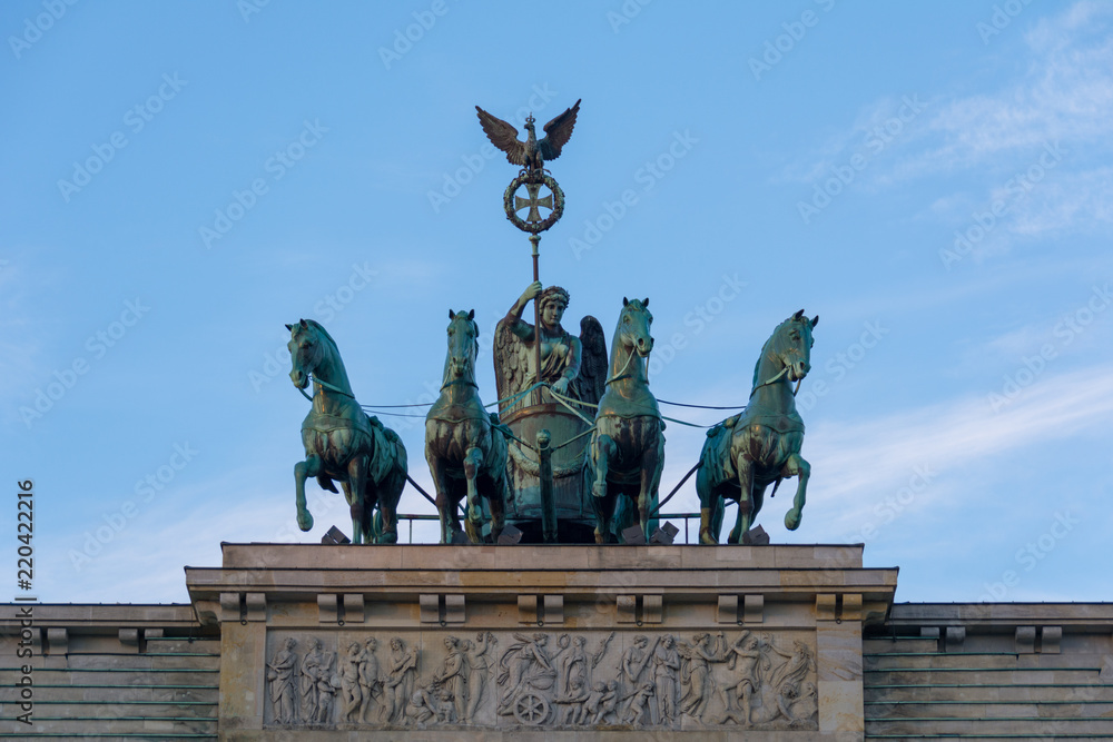Brandenburg Gate, Brandenburger Tor, neoclassical monument, Berlin ...