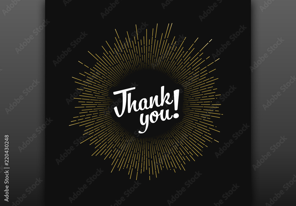 Thank You Illustration Stock Template | Adobe Stock