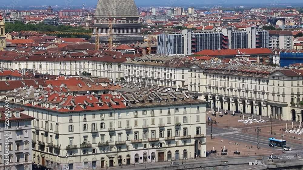 Video Stock Torino Città in Piemonte, Italia, Europa | Adobe Stock