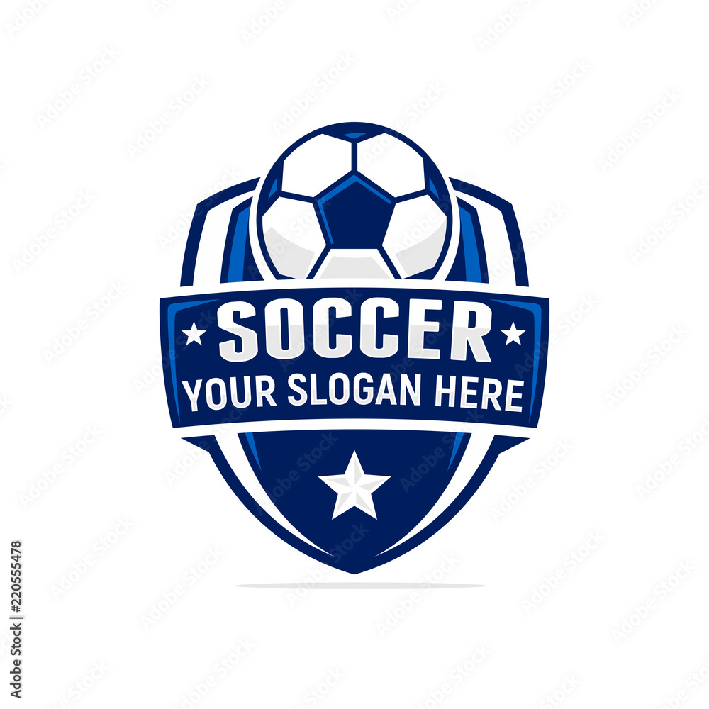 Soccer Logo Vector เวกเตอร์สต็อก | Adobe Stock