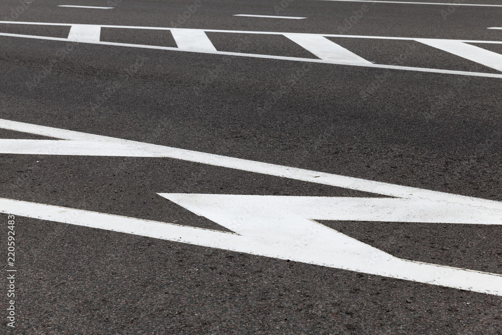 road markings Stock Photo | Adobe Stock