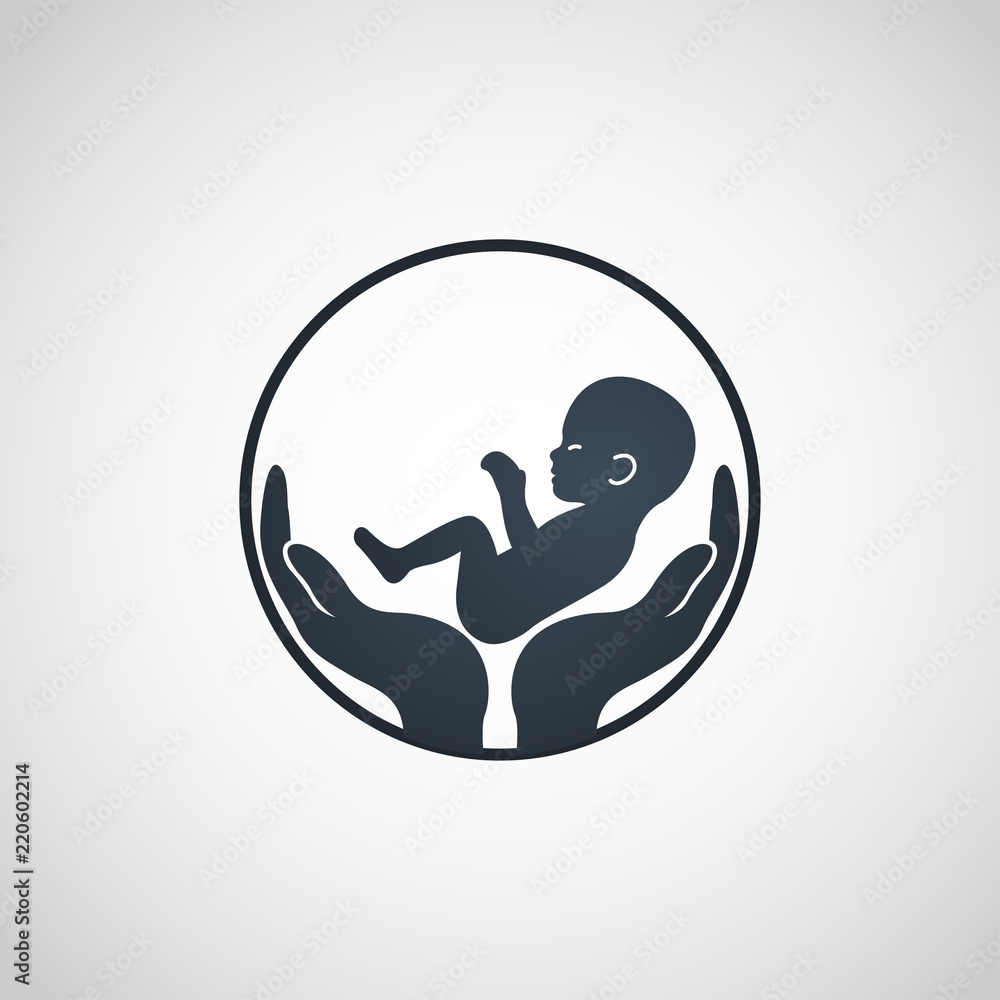 In Vitro Fertilization logo, IVF logo icon, Newborn baby, IVF concept ... In Vitro Fertilization logo, IVF logo icon, Newborn baby, IVF concept ...