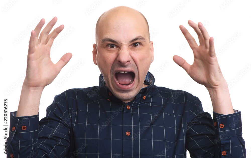 Angry Man Shouting