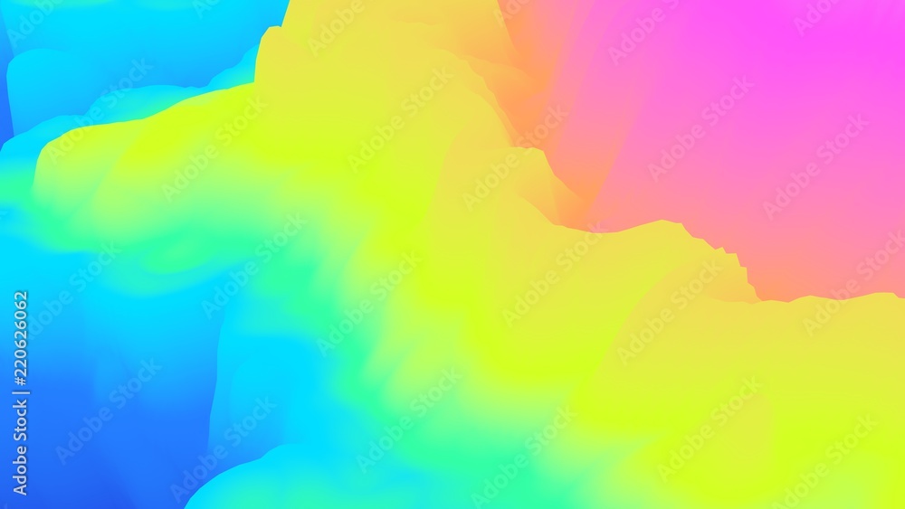 Color transition background. Splash. Cloud. Blur. Motion. 3d background ...
