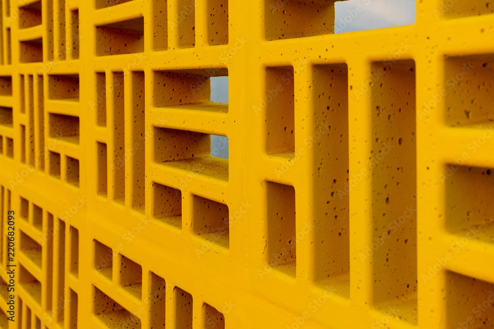 Foto de Traditional Brazilian "Cobogó" Brick Pattern do Stock | Adobe Stock