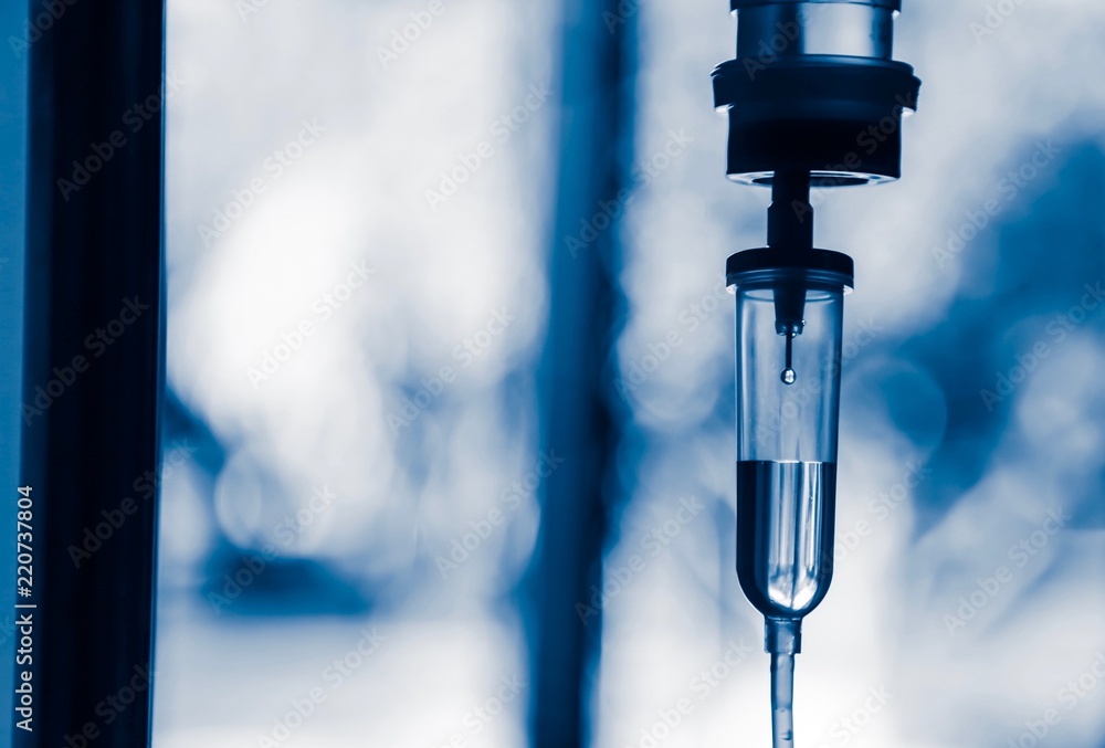 Set iv fluid intravenous drop saline drip hospital room,Medical Concept ...