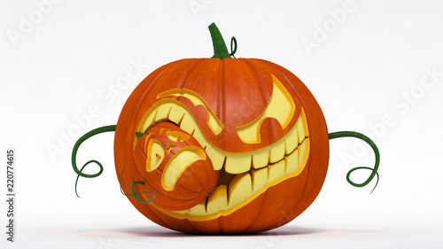 Pumpkin Eating Pumpkin