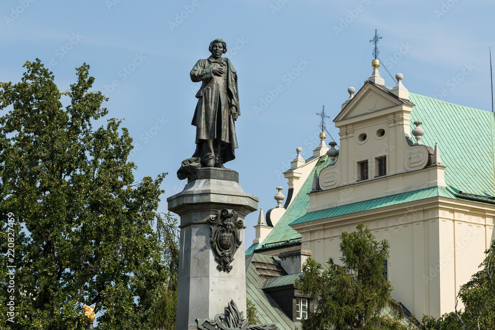 Adam Mickiewicz Monument in Warsaw by sculptor Cyprian Godebski ...