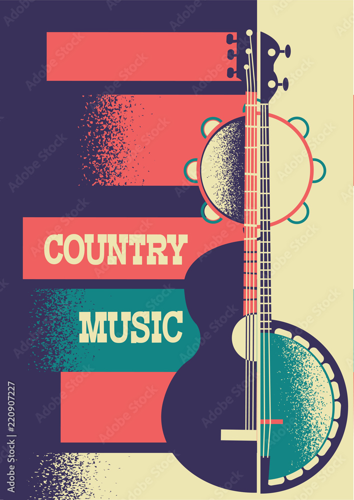 Music poster background with musical instruments and decoration for ...