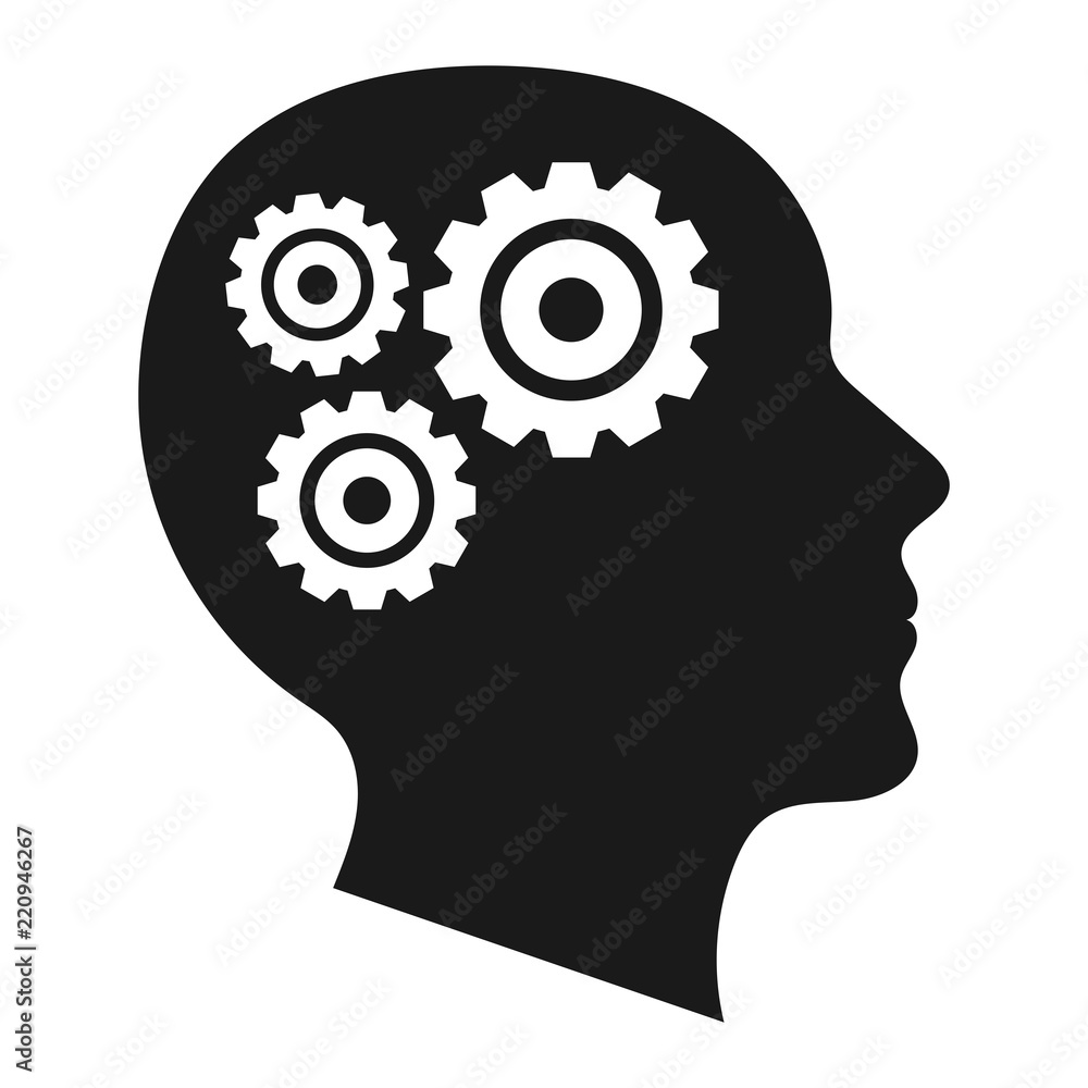 Thinking Head Silhouette