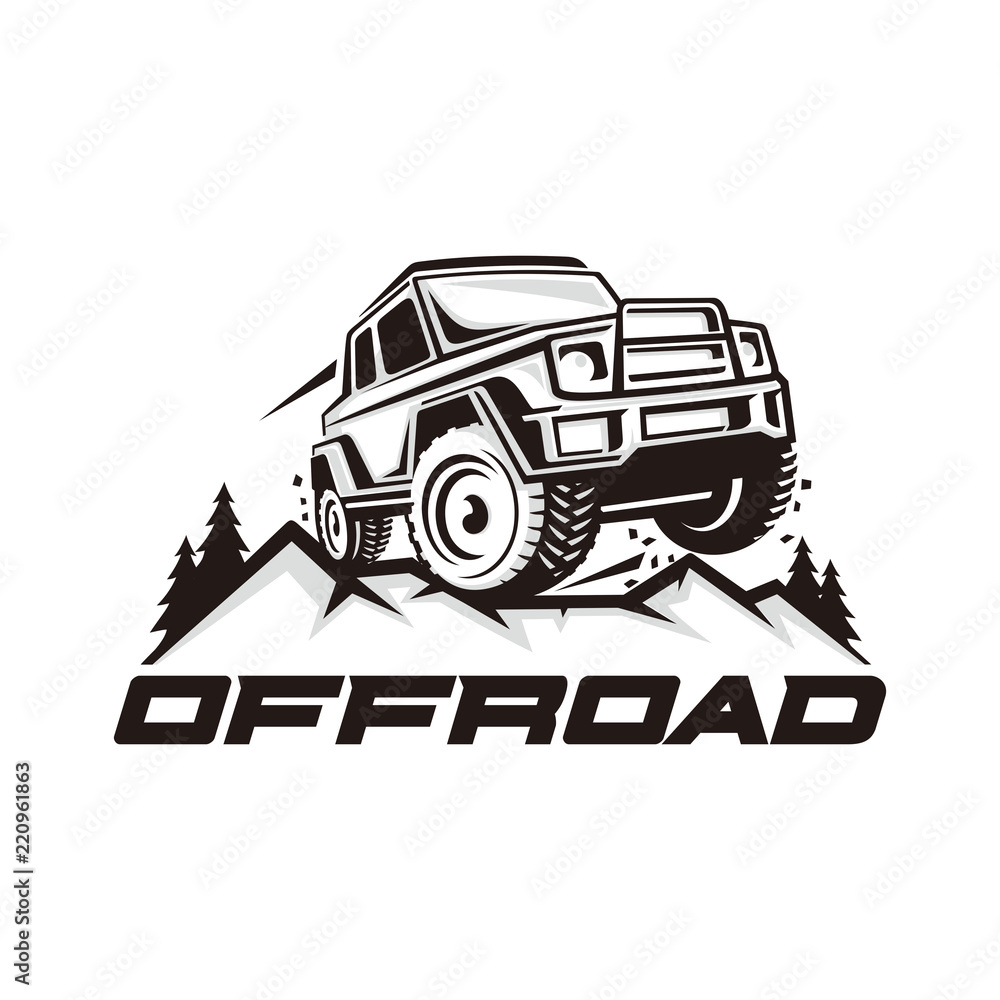 Off road Logo Vector vector de Stock | Adobe Stock