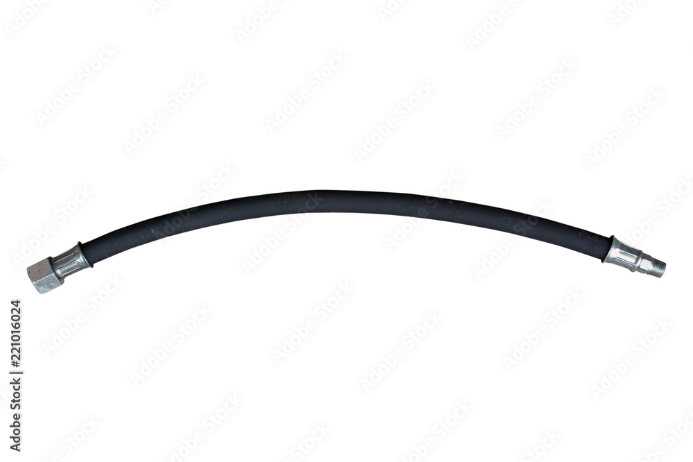 car fuel pipe on isolated white background Stock Photo | Adobe Stock