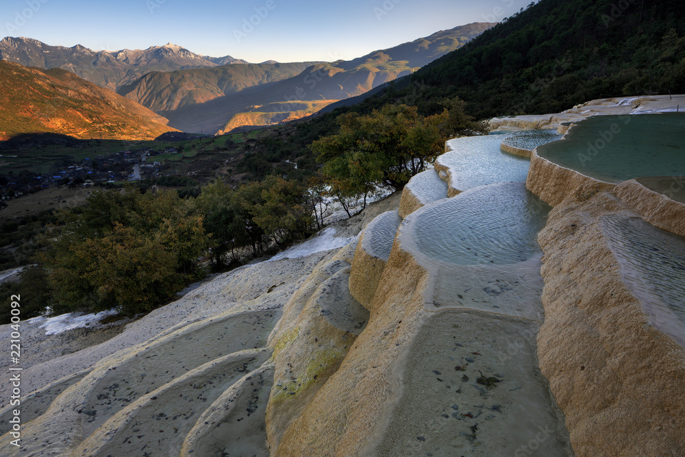 Baishuitai (White Water Terrace), between Shangri-La and Lijiang ...