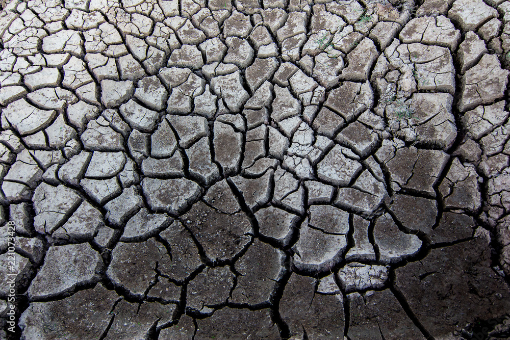 Dry land cracking , Without water,Background and Texture Stock Photo ...