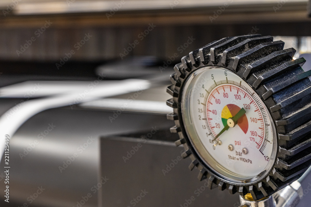 Pressure analysis instrument for big printing machine. Data collection ...