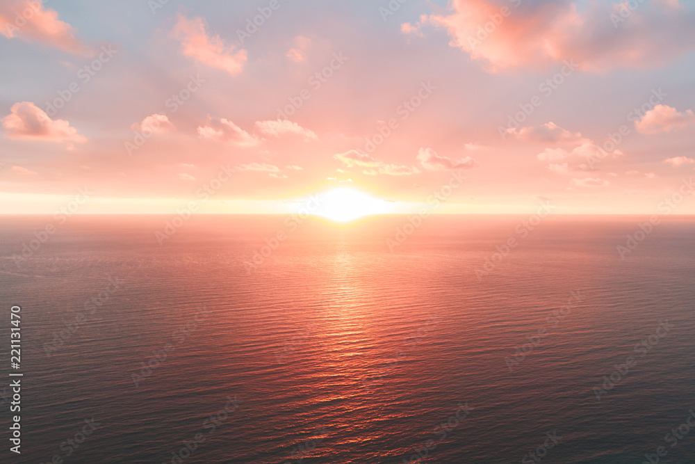 Bright Orange Sky
