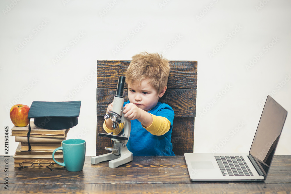 Science, biology, experiment. Education, modern technology concept ...