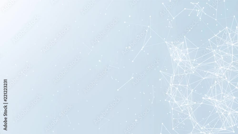 06. Abstract Polygonal Geometrical with connected polygons plexus ...