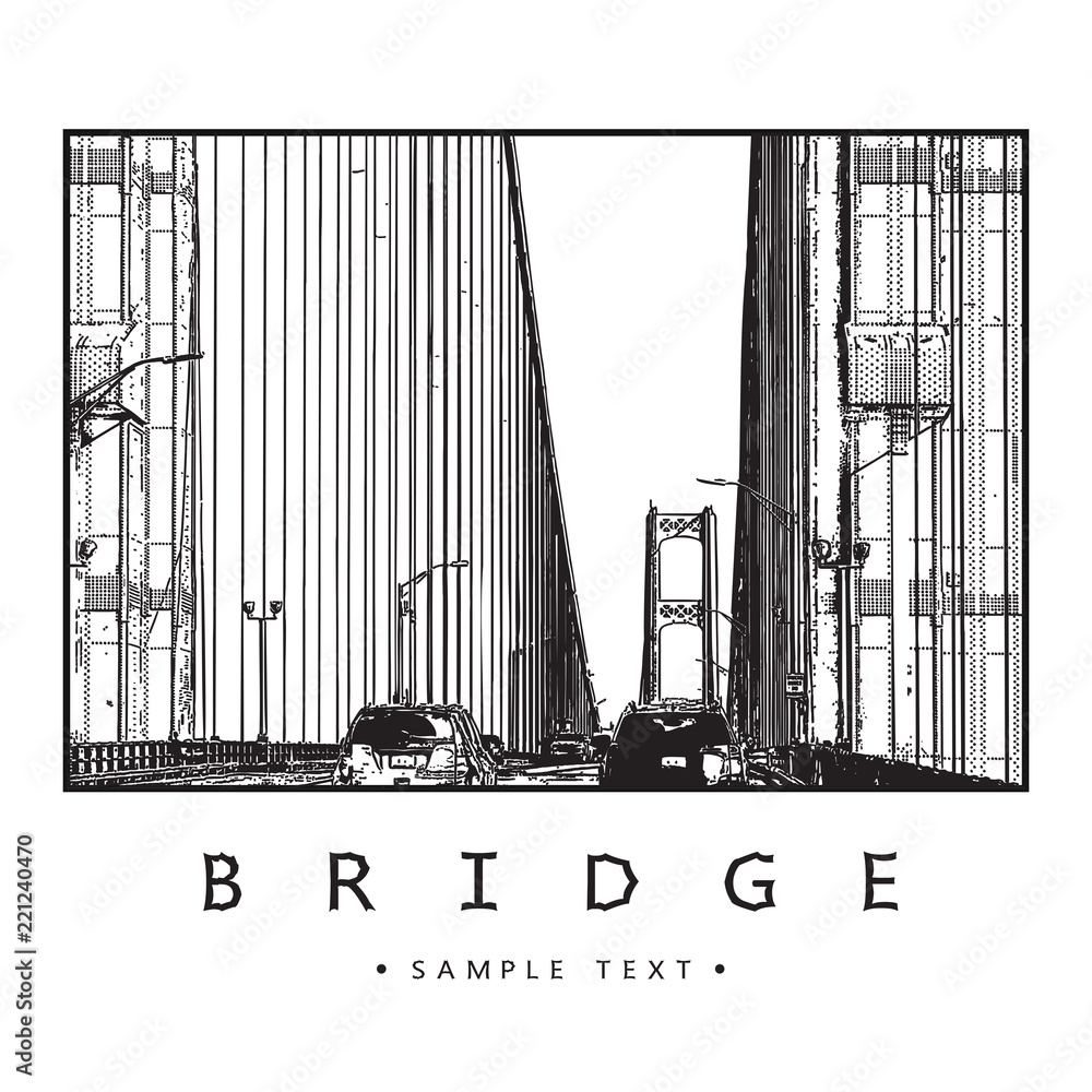 Mackinac Bridge - famous architectural construction in Michigan ...
