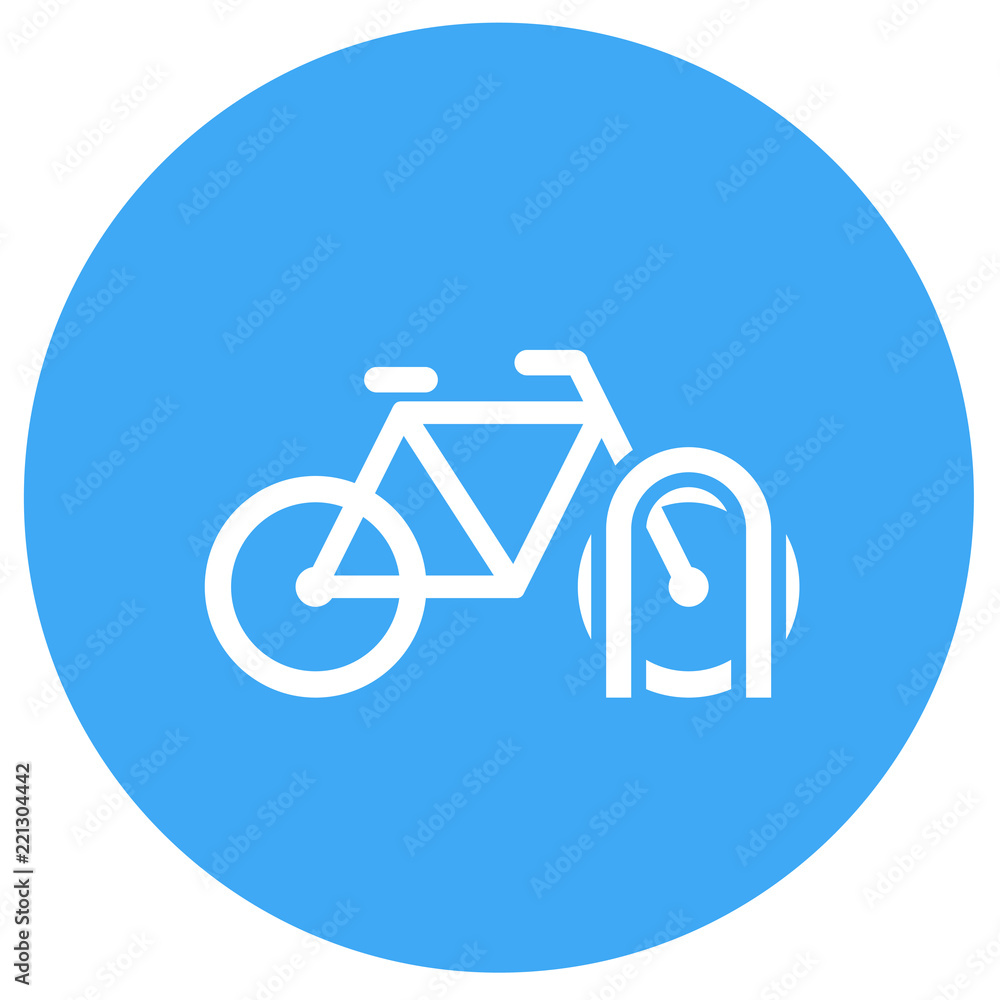 Bike Rack icon Stock Vector | Adobe Stock