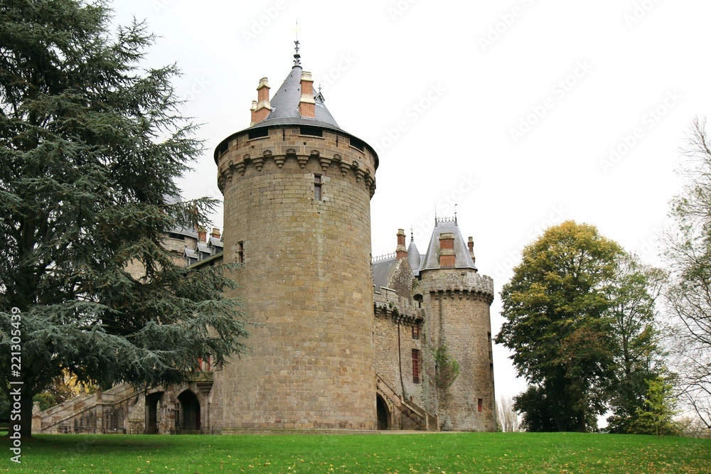 Comburg, castle, chateau, france, tower, architecture, medieval ...