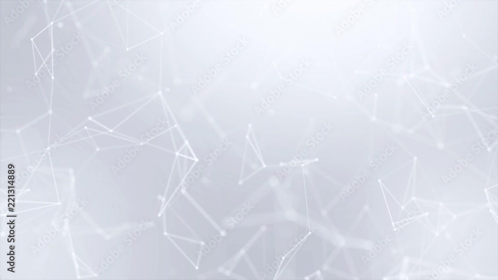 49. White Clean Soft Connected Triangle dots and Geometric Shapes ...